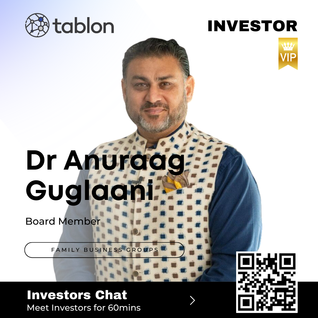Dr Anuraag Guglaani - Investor - Tablon B2B